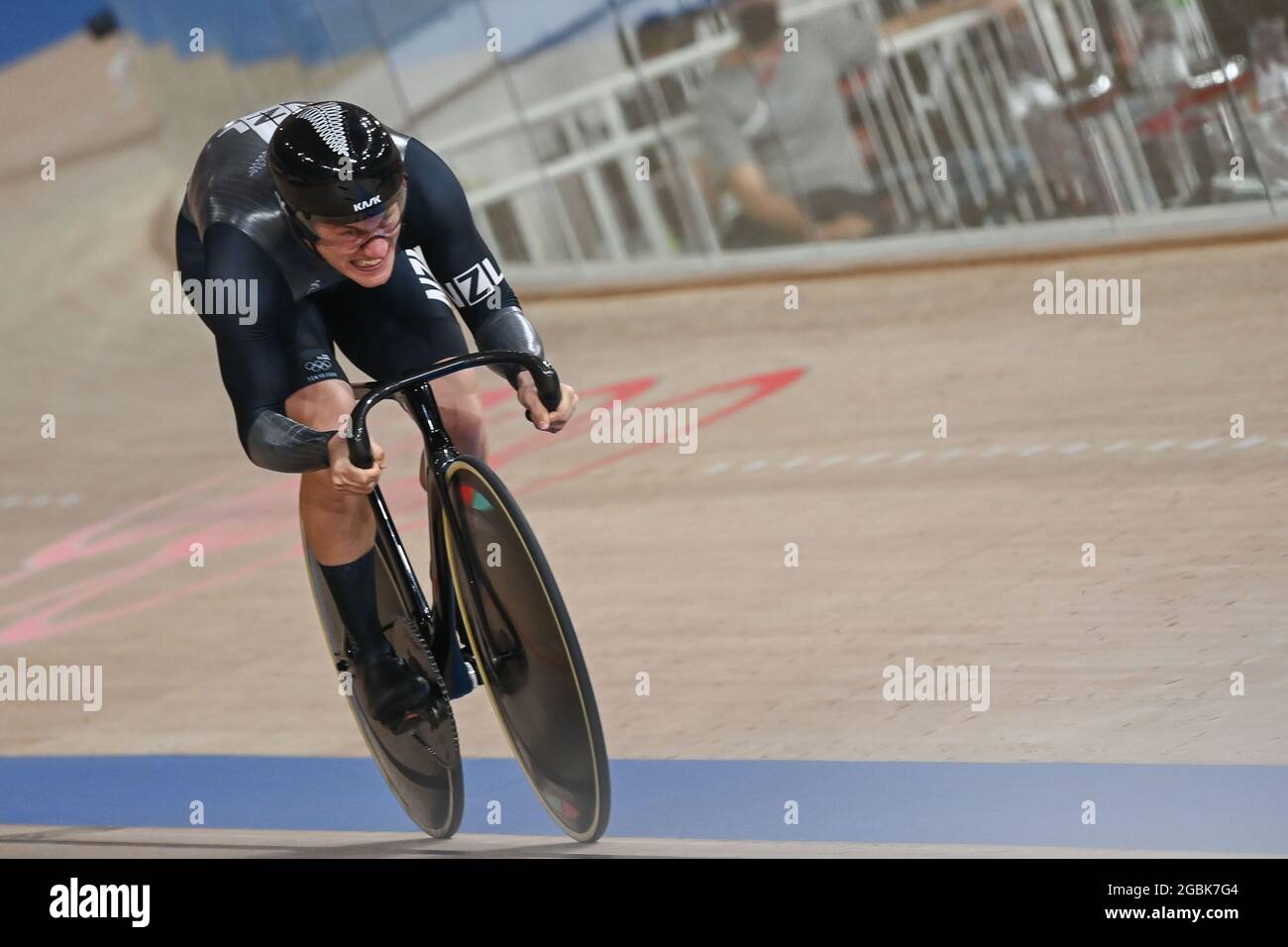 Izu, Japan. 04th Aug, 2021. Cycling: Olympics, track cycling, sprint ...