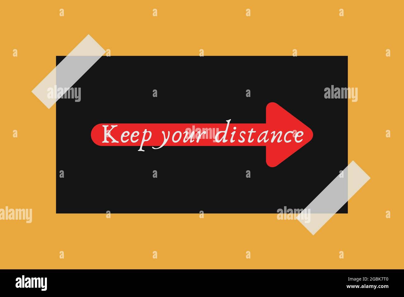 Keep your distance Stock Photo - Alamy