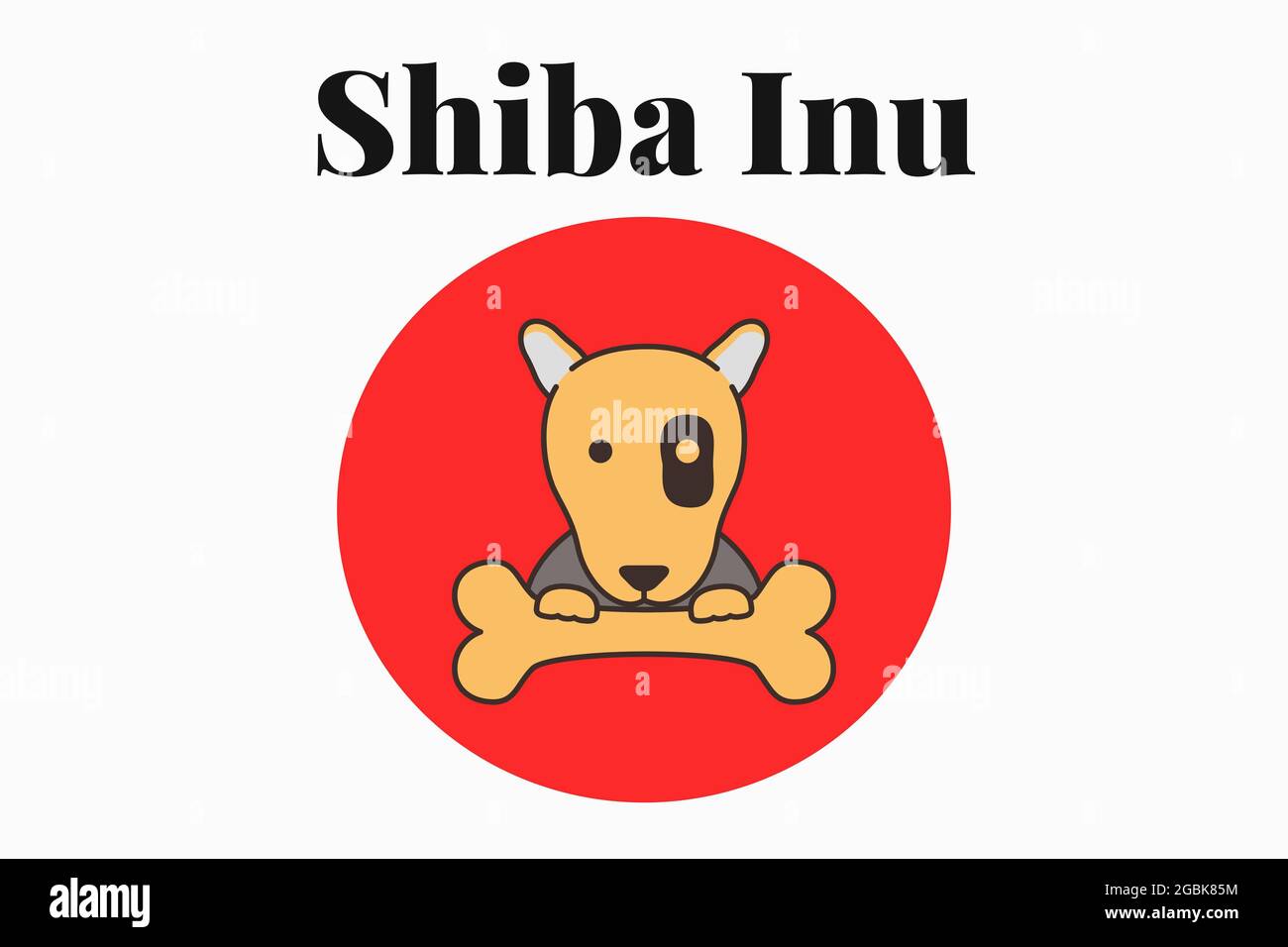 Shiba inu symbol Stock Photo - Alamy
