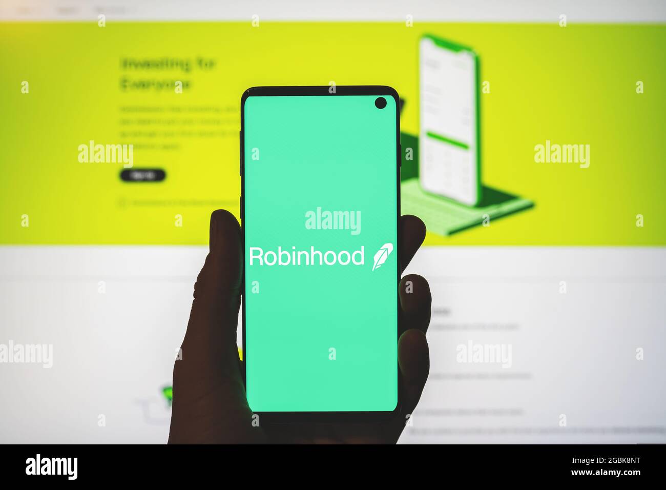 Robinhoodapp hi-res stock photography and images - Alamy