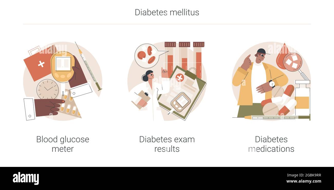 Diabetes Stock Vector Images - Alamy