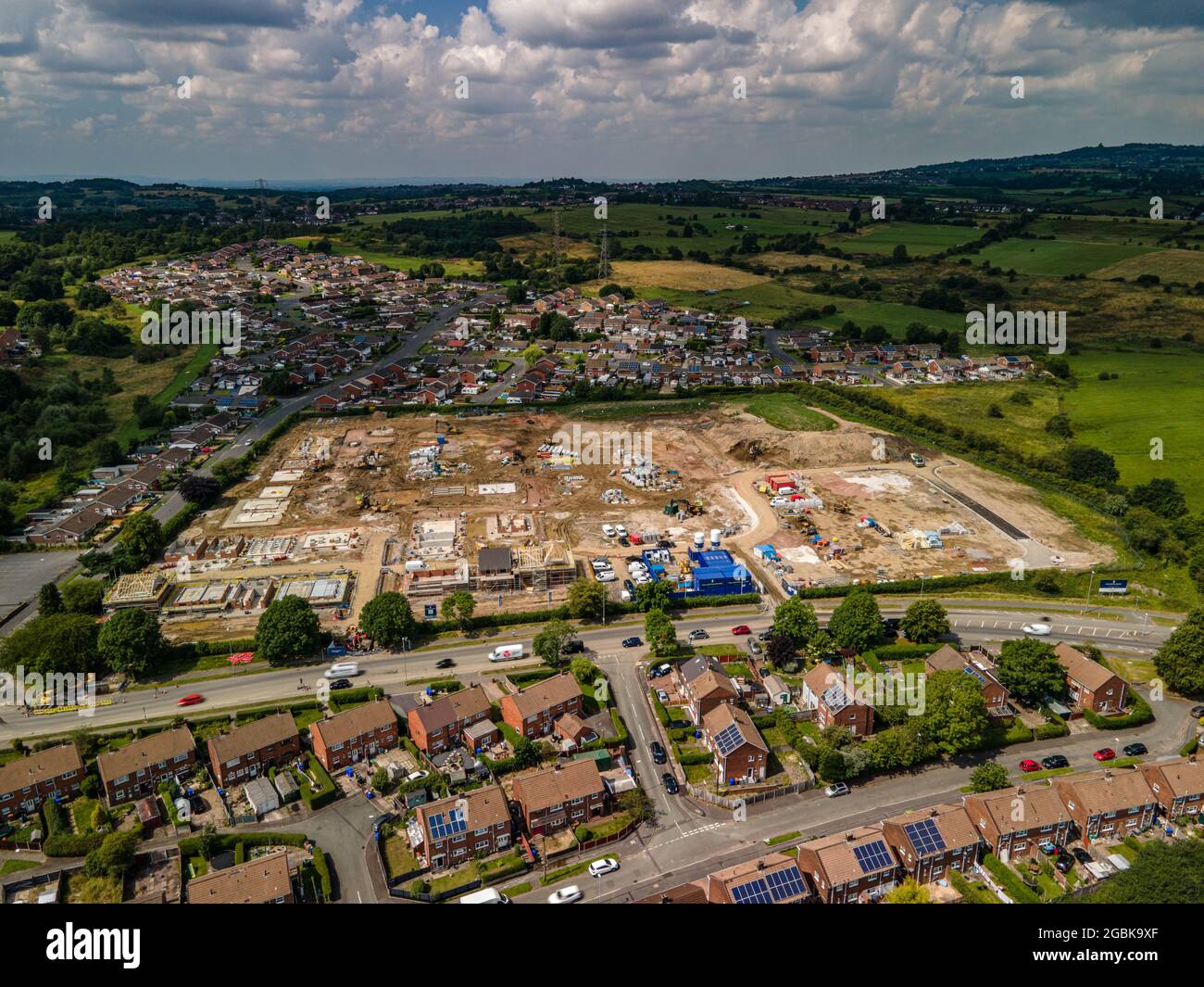 Housing development aerial hi-res stock photography and images - Alamy