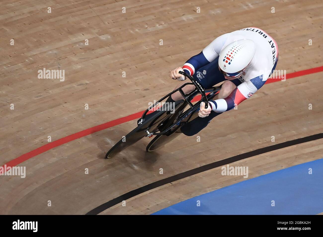 Izu, Japan. 04th Aug, 2021. Cycling: Olympics, track cycling, sprint ...