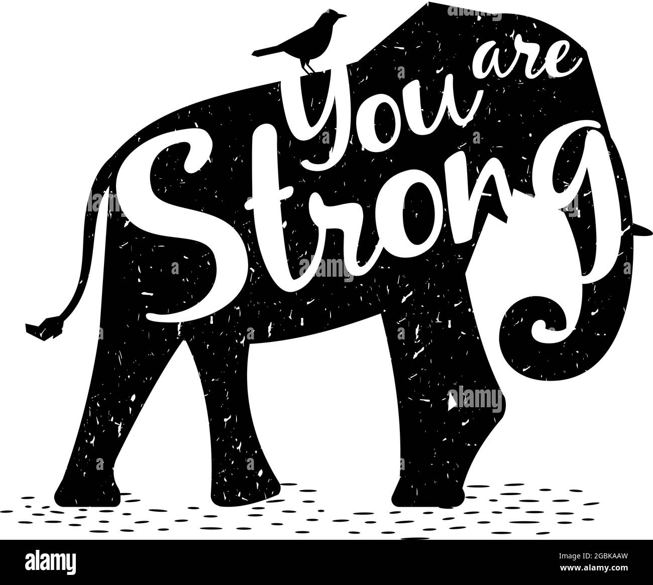 Elephant bird drawing hi-res stock photography and images - Alamy