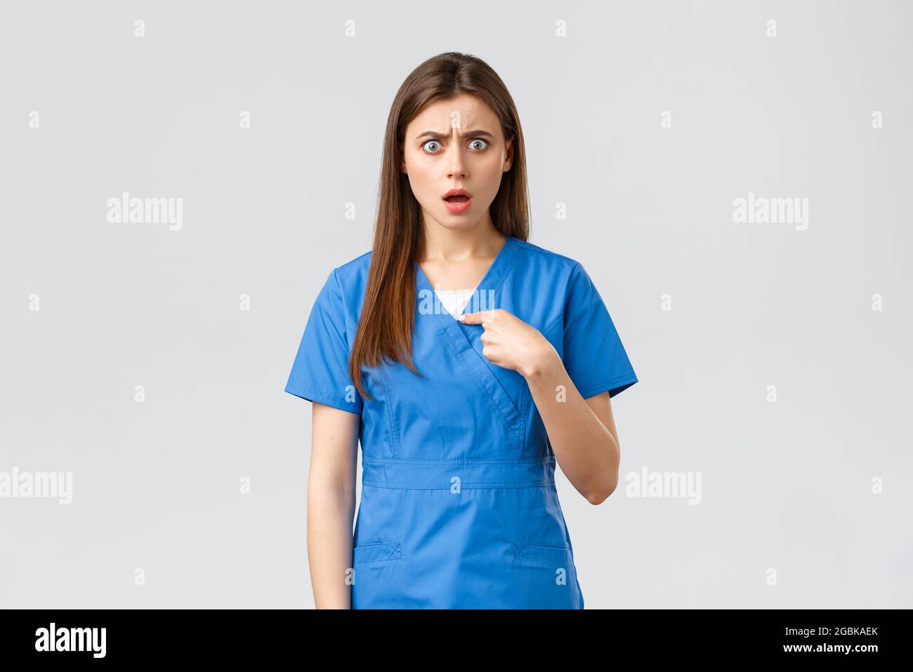 Healthcare workers, prevent virus, insurance and medicine concept ...