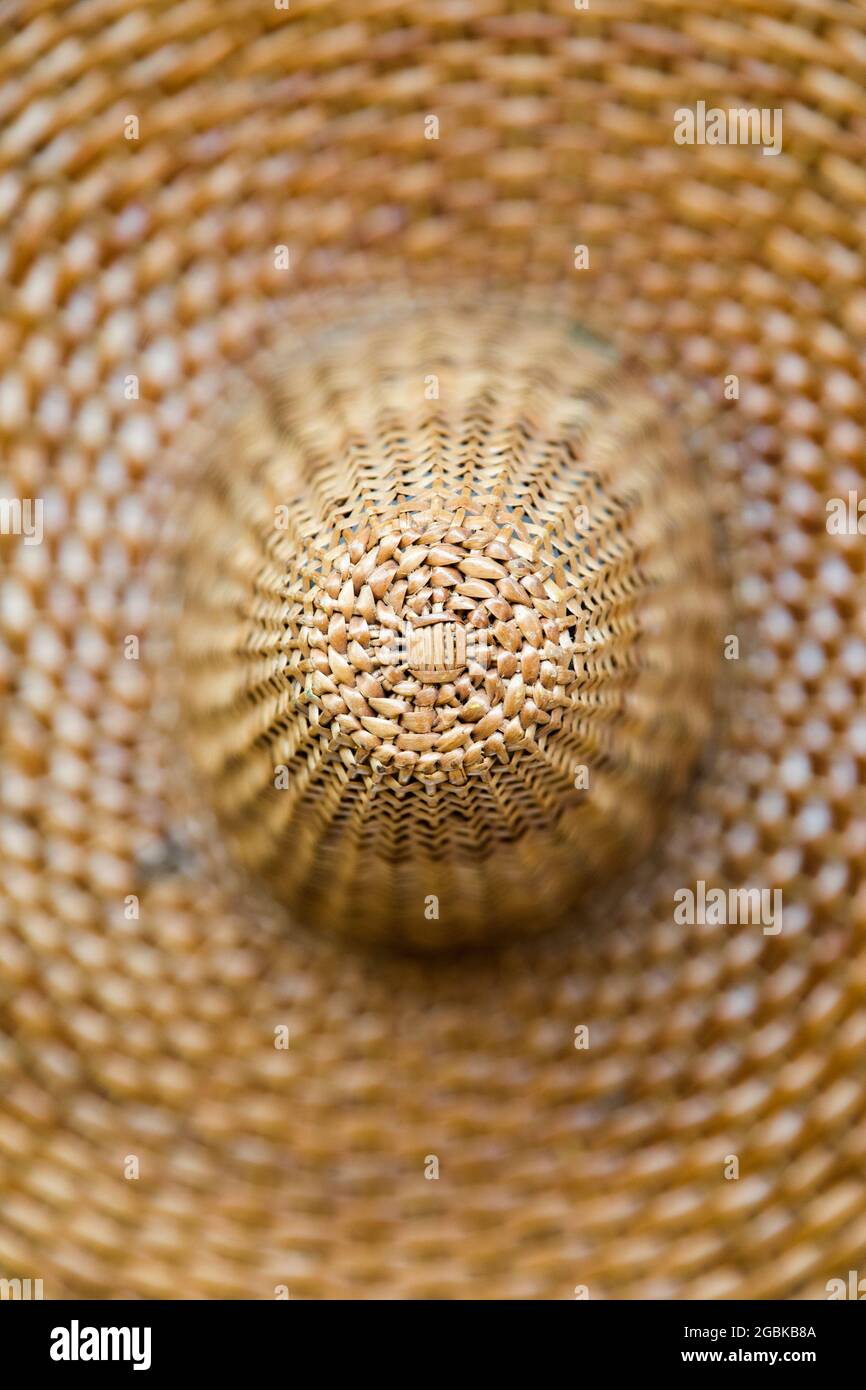 Closeup detail of the wicker texture backdrop Stock Photo - Alamy