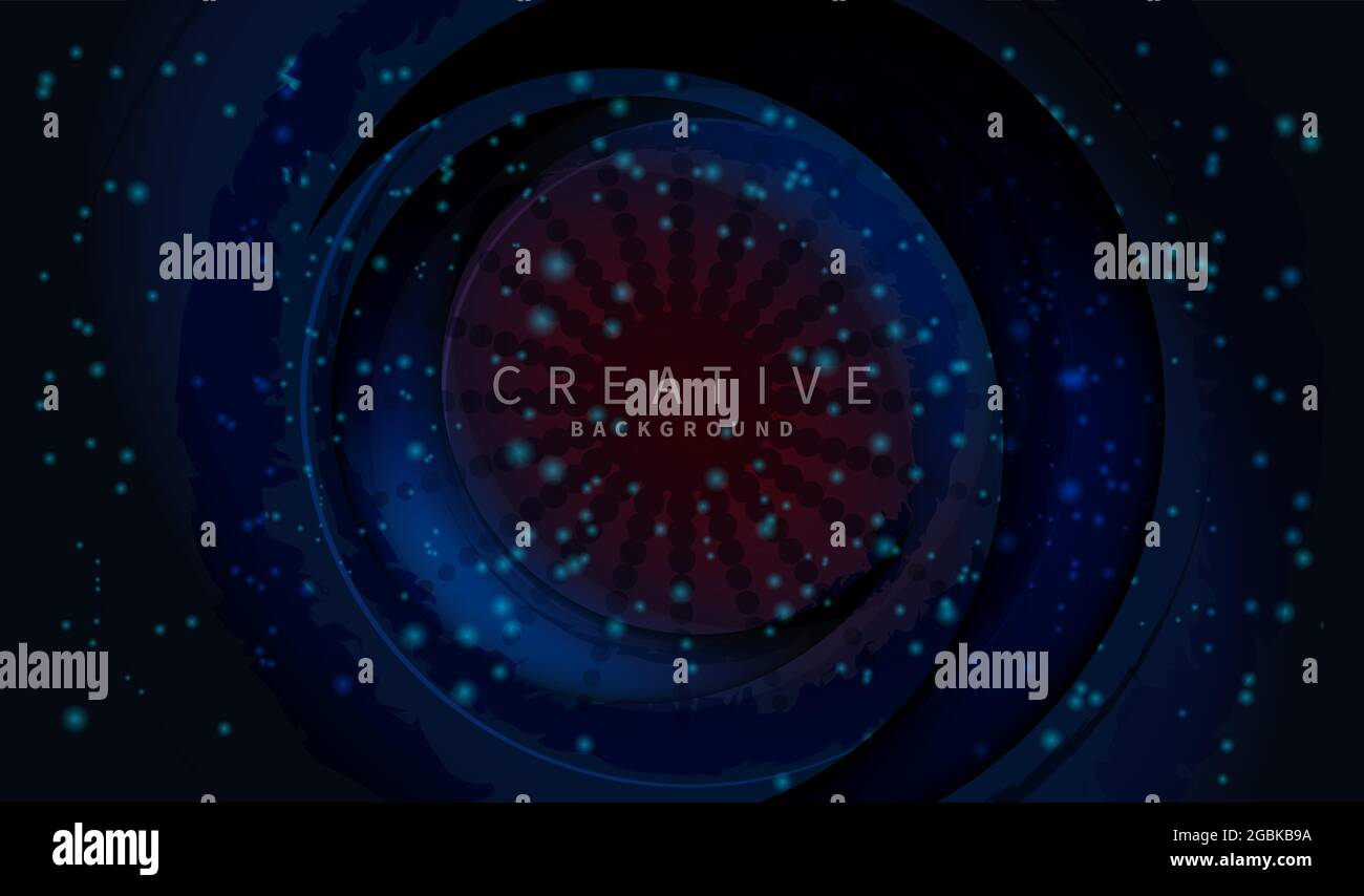 Esoteric background. Cosmic pattern with round frame. Magical abstract ...