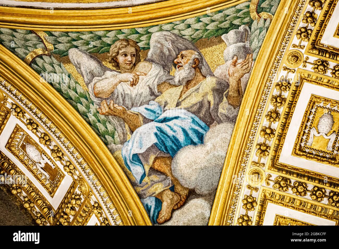 Mosaic in saint peters basilica hi-res stock photography and images - Alamy