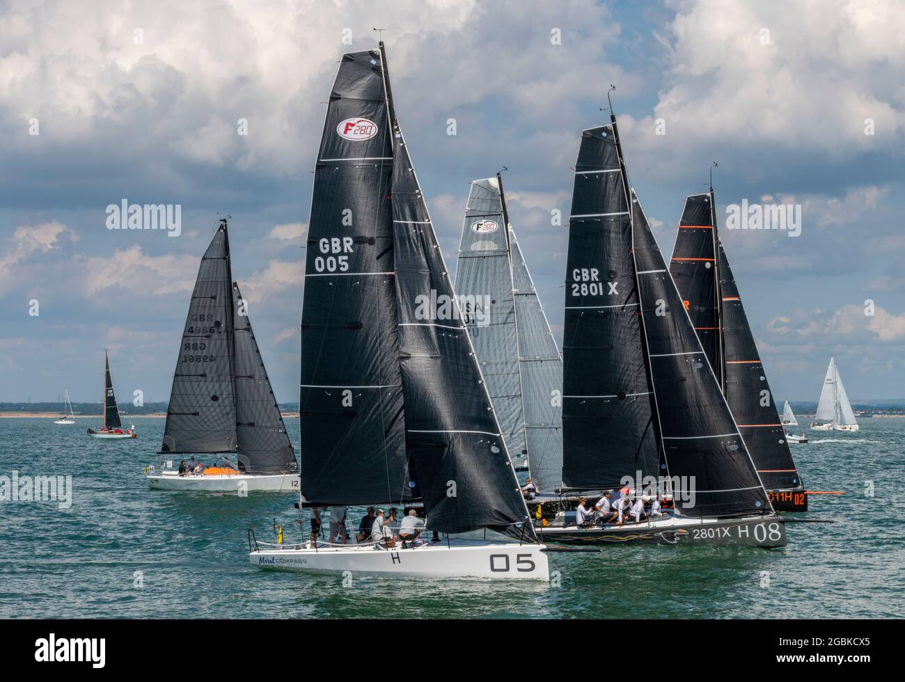 cowes week, isle of wight, yacht racing, yachting regatta, sailing ...