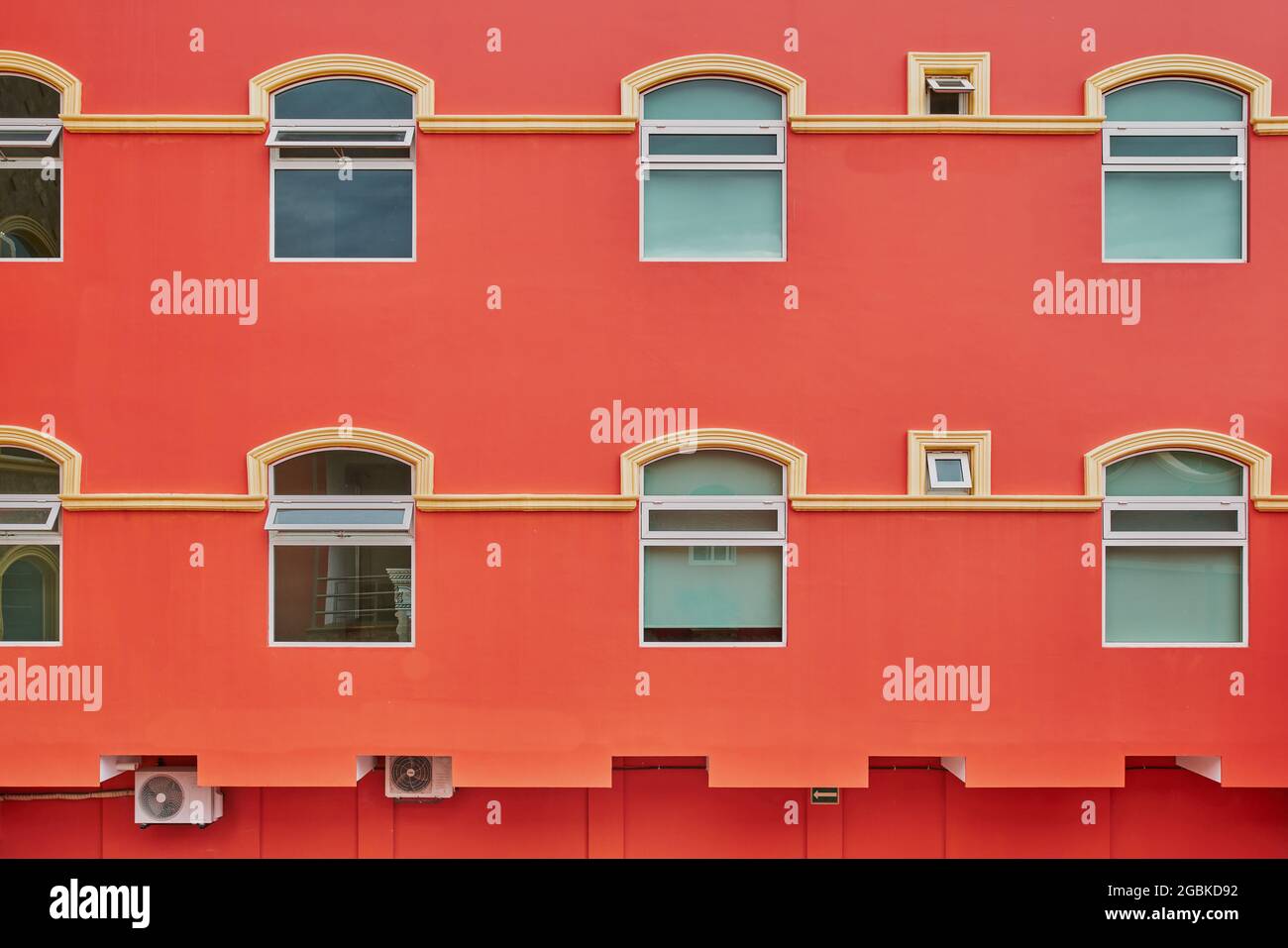 Salmon colored building hi-res stock photography and images - Alamy