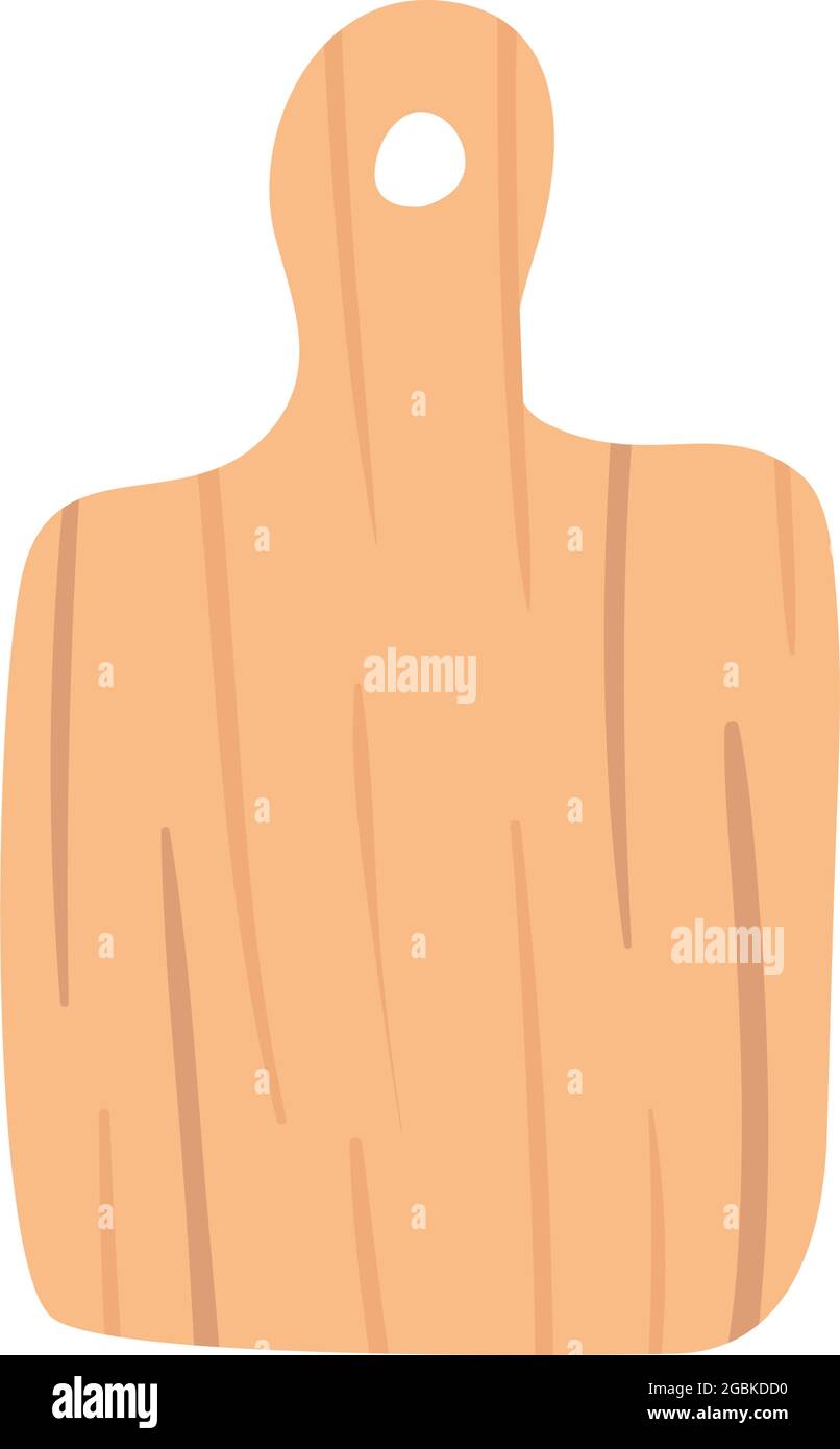 kitchen wooden board utensil icon Stock Vector Image & Art - Alamy