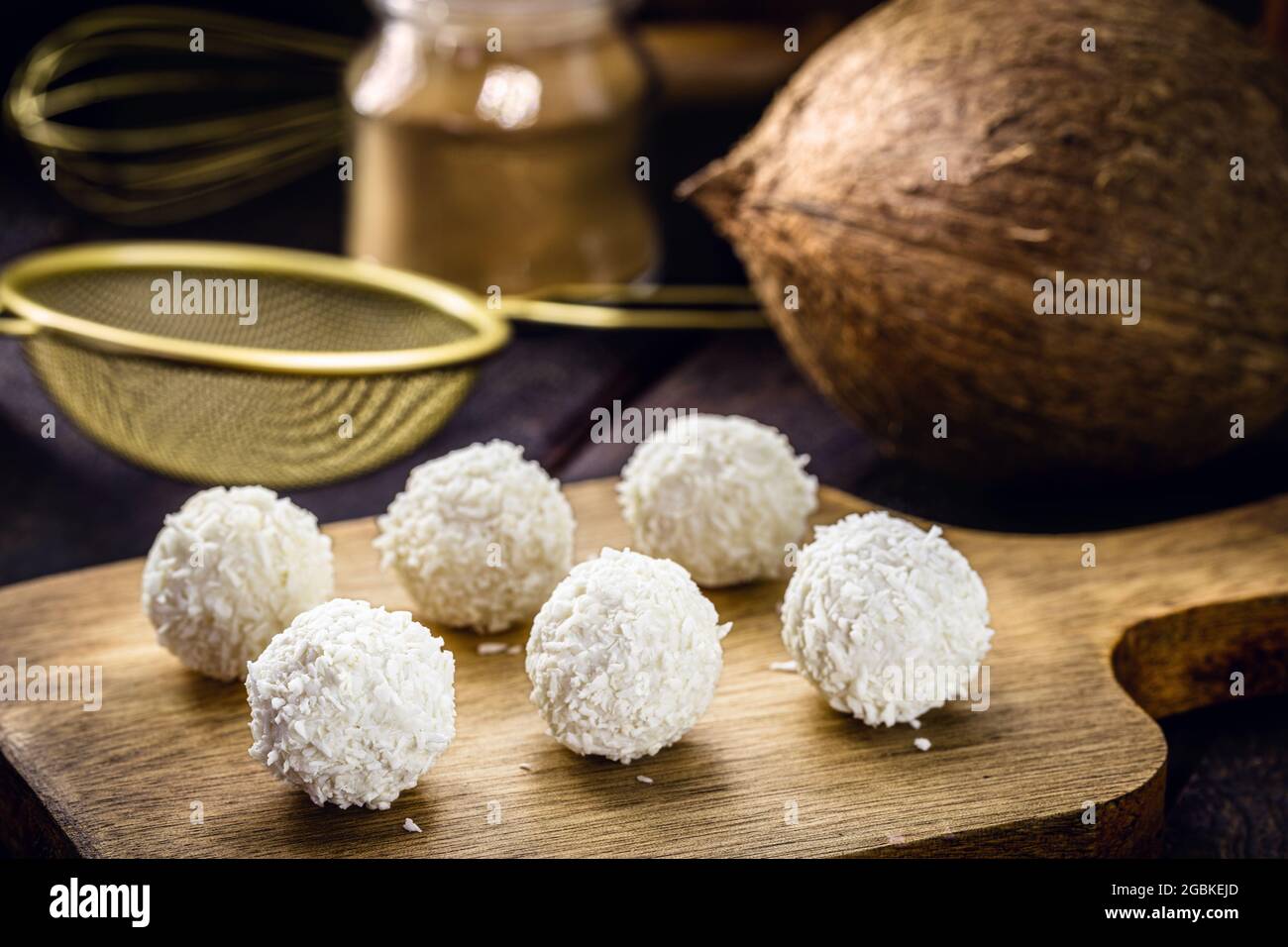 vegan coconut candy, sweet made with coconut milk and without sugar ...