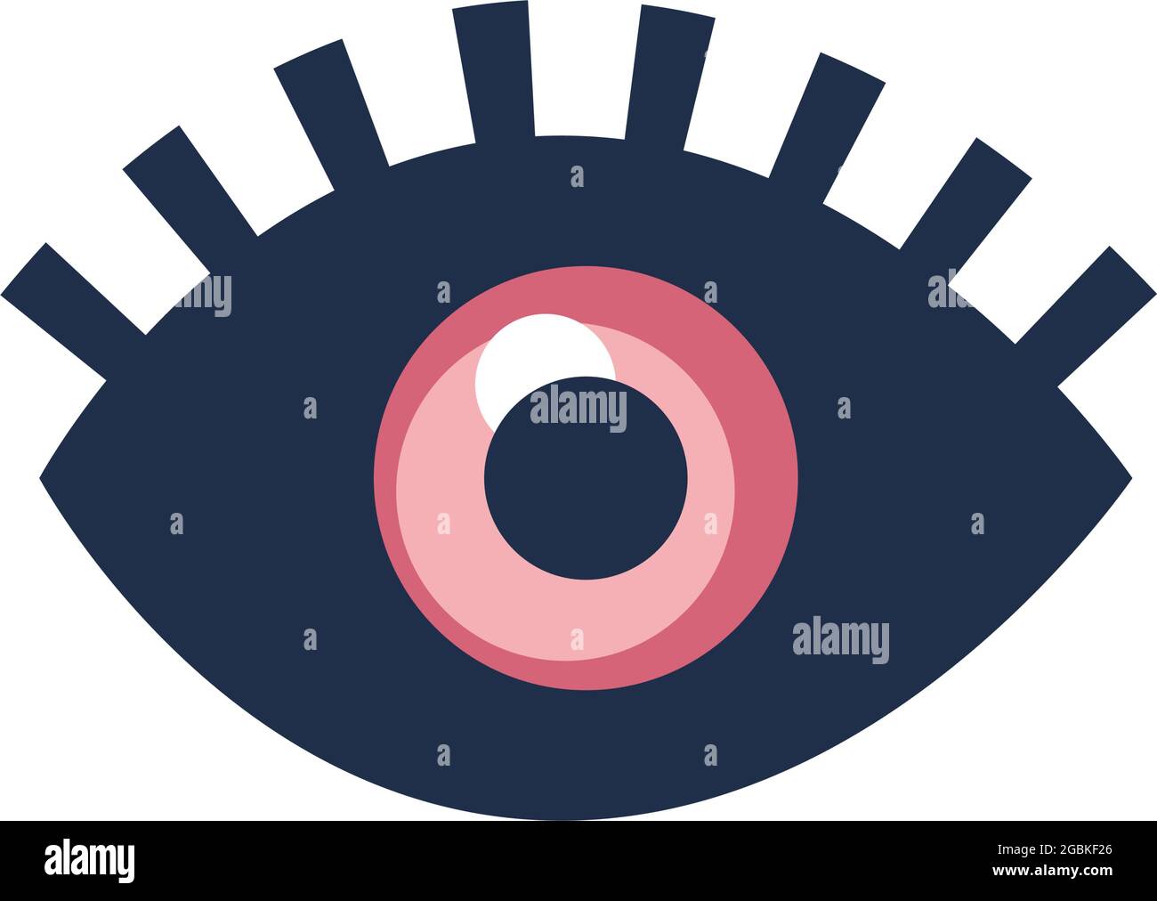 Wide open eye Stock Vector Images - Alamy