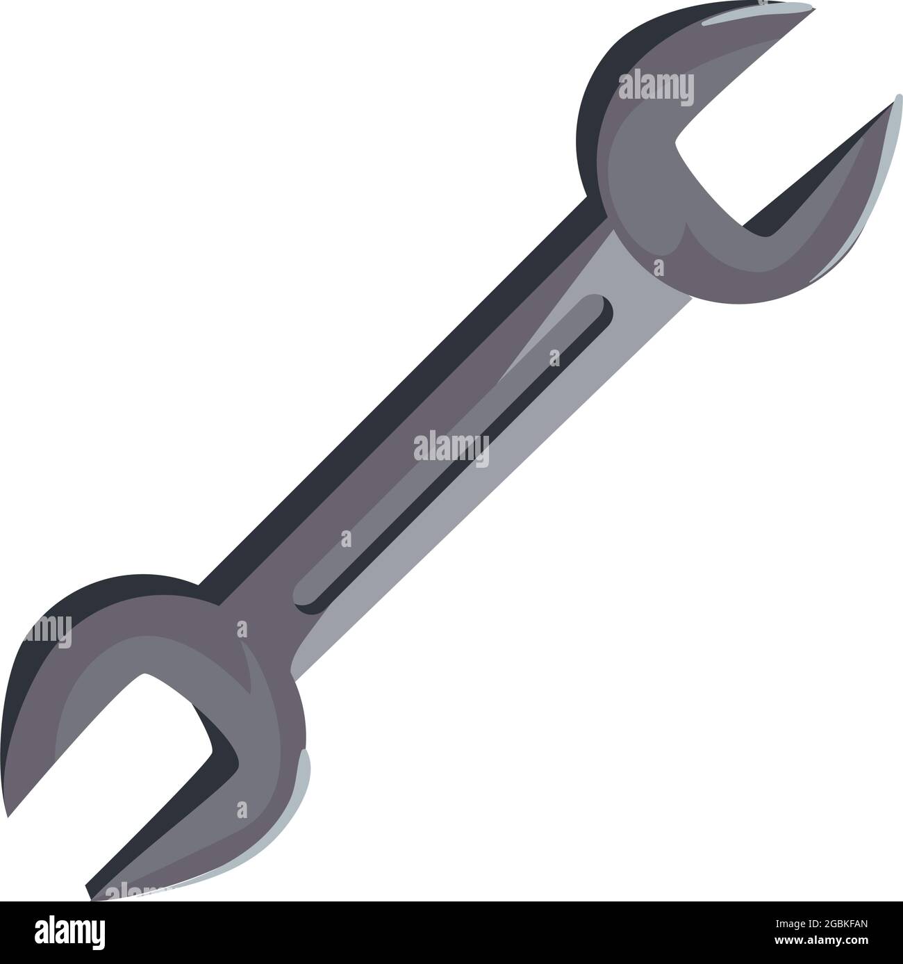 wrench key mechanic tool icon Stock Vector Image & Art - Alamy