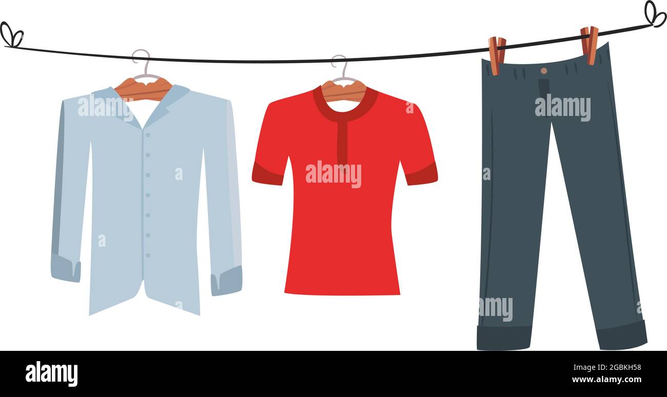clothes drying on clothesline icon Stock Vector Image & Art - Alamy