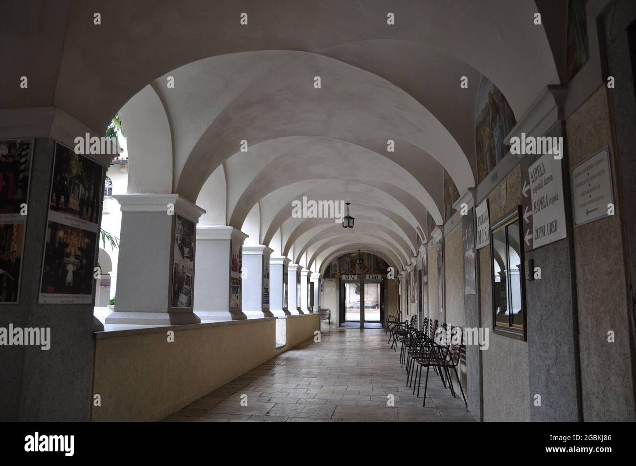 Rijeka, Croatia July 2021. Sanctuary of the Mother of God Trsat in ...