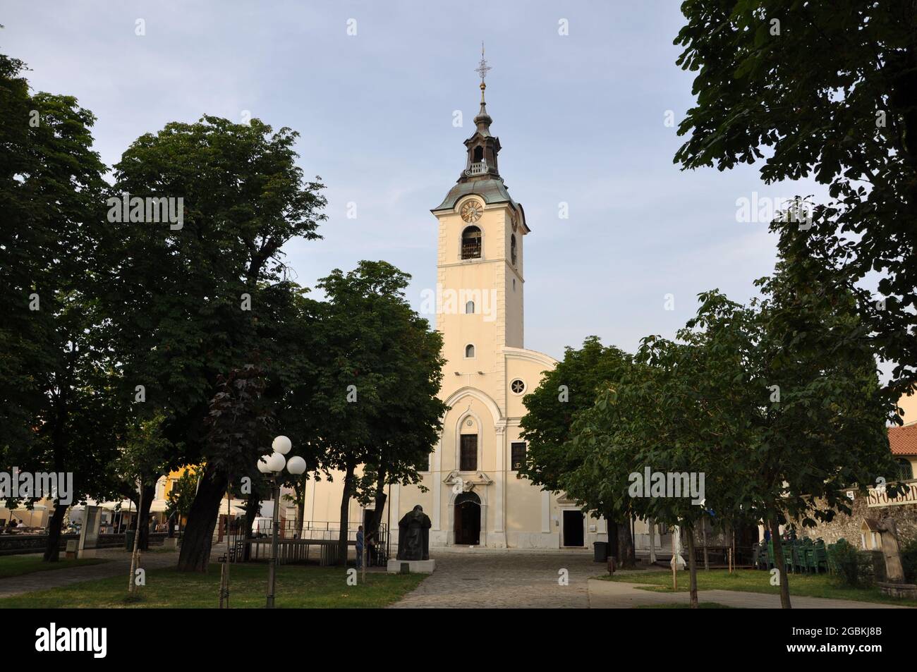 Rijeka, Croatia July 2021. Church of the Blessed Virgin Mary on Trsat ...
