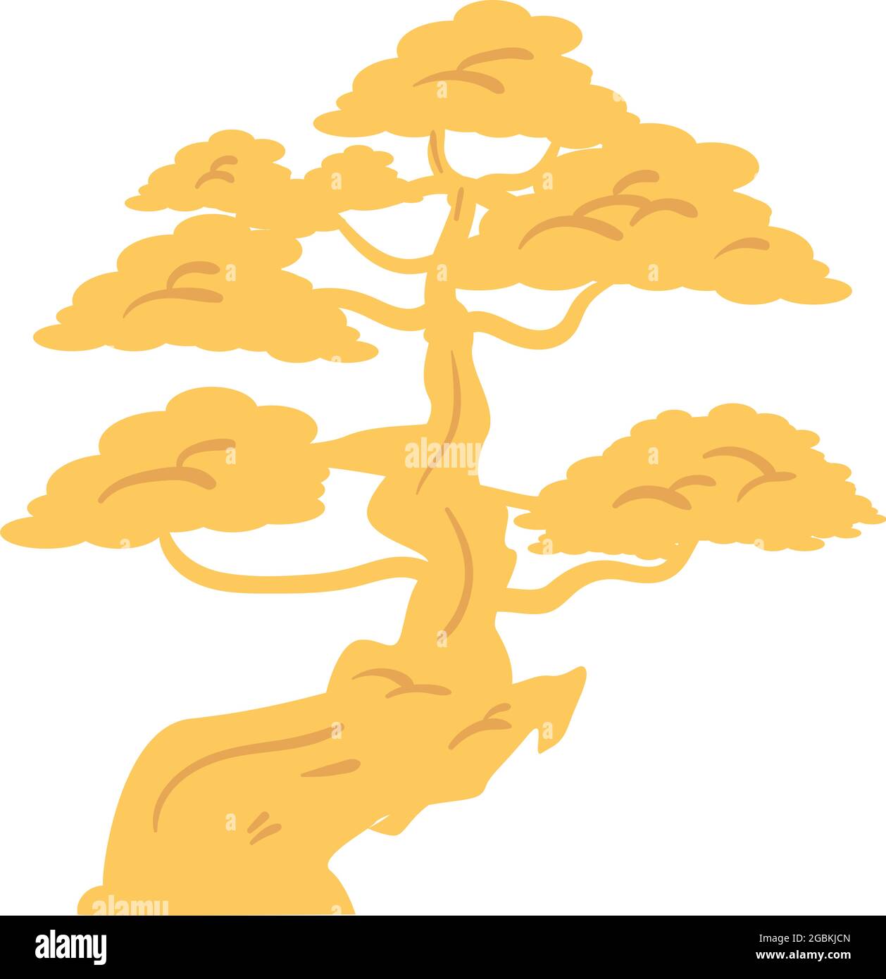 golden chinese tree decorative emblem Stock Vector Image & Art - Alamy