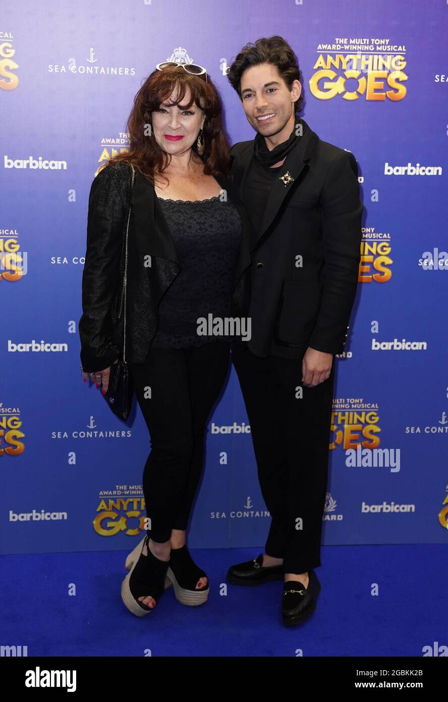 Tom Read Wilson and Harriet Thorpe arrive for a performance of Anything ...