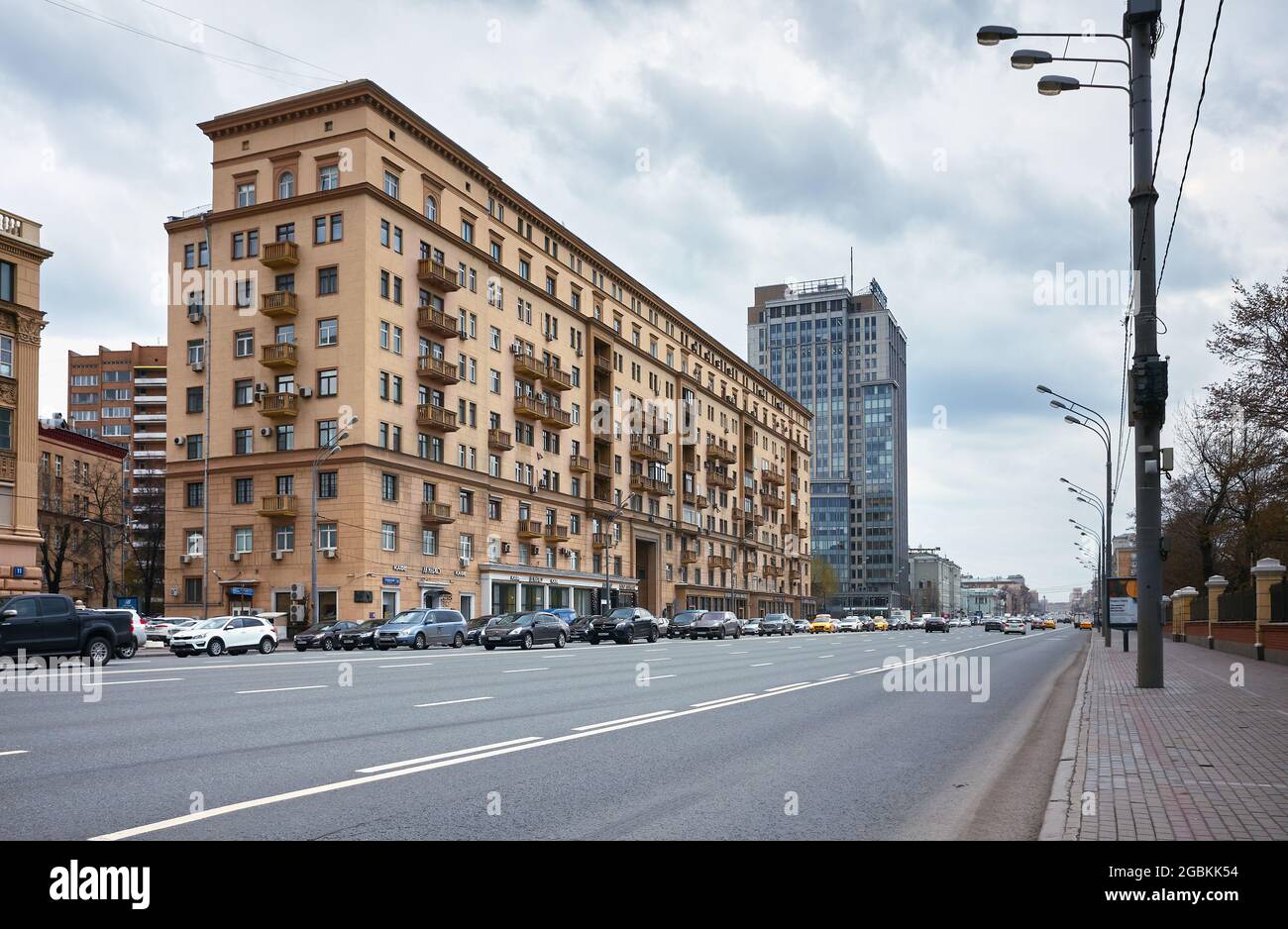 View of the house for employees and members of the USSR Academy of ...