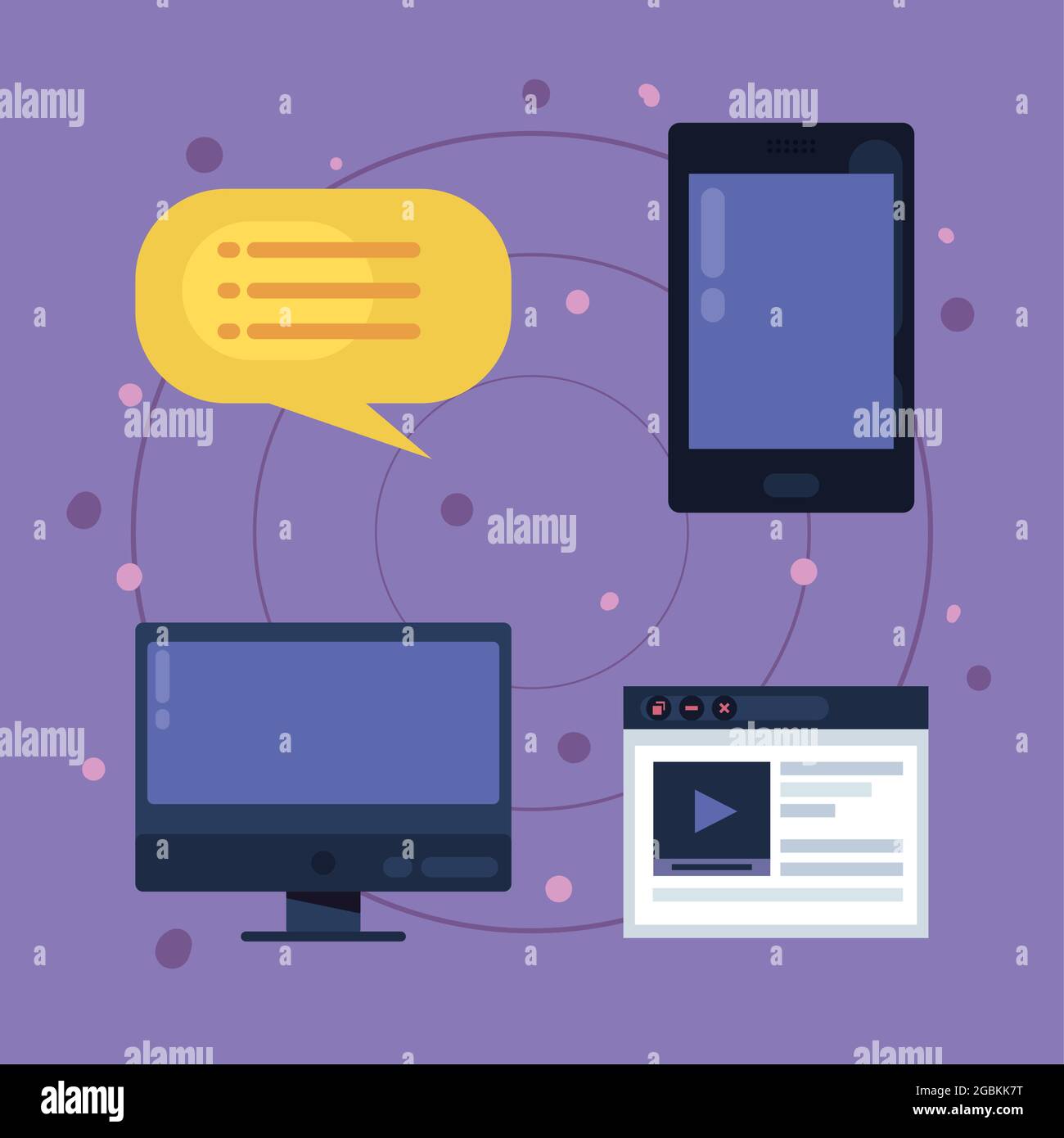 four web design set icons Stock Vector Image & Art - Alamy