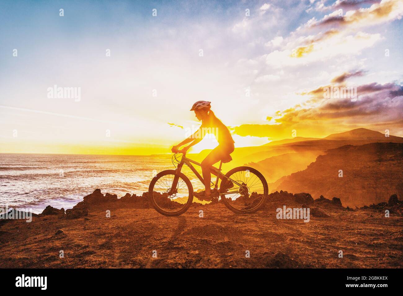 Summer woman race bike hi-res stock photography and images - Alamy