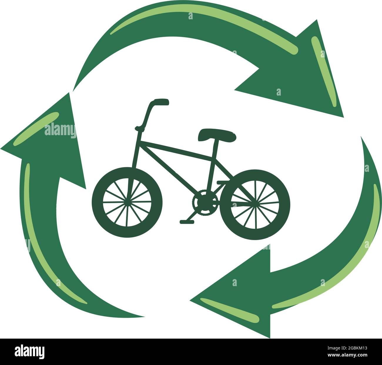 Bike arrows Stock Vector Images - Alamy