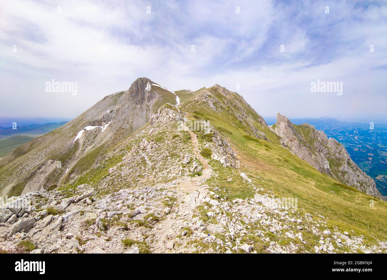 Monte Camicia (Italy) - A peak in the mountain summit named Gran Sasso ...