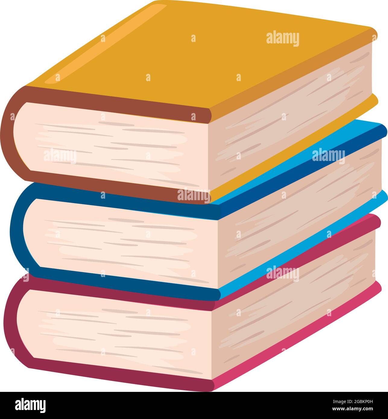 pile of three books literacy icon Stock Vector Image & Art - Alamy