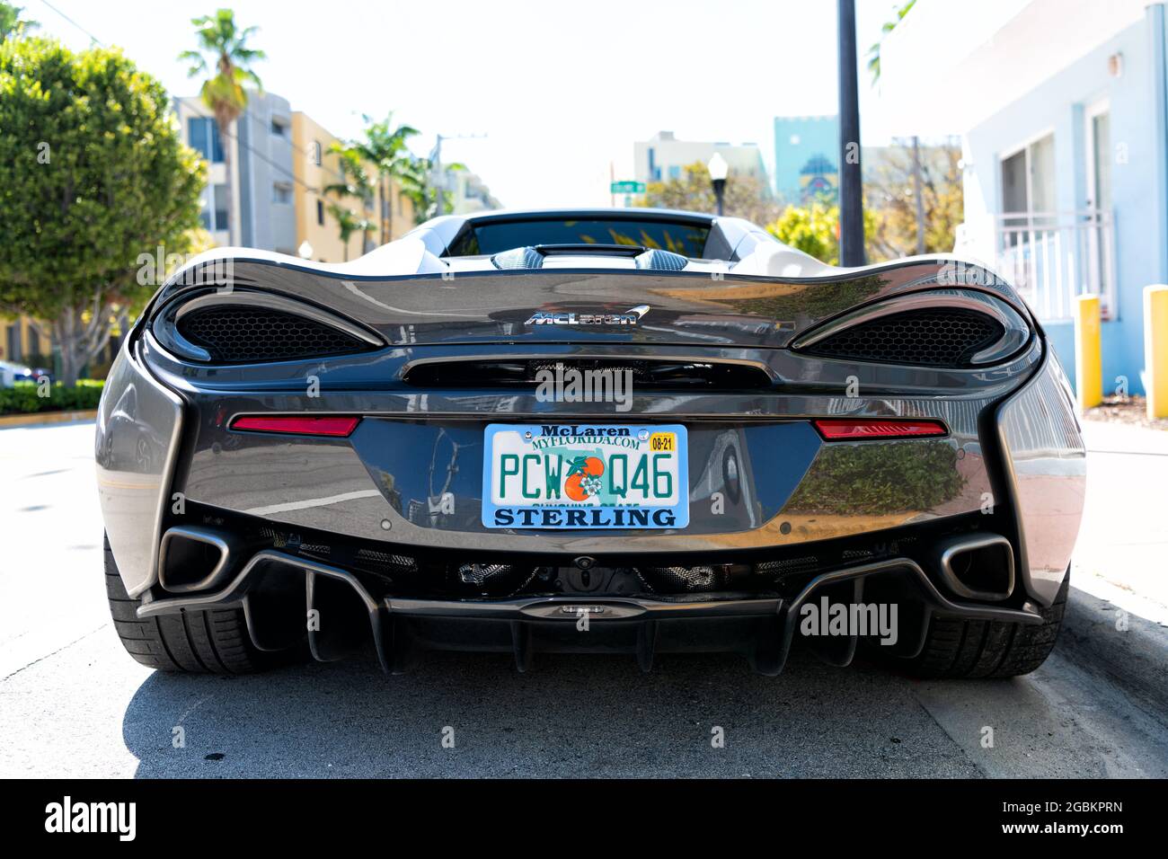 Los Angeles, California USA - April 13, 2021: McLaren Automotive ...