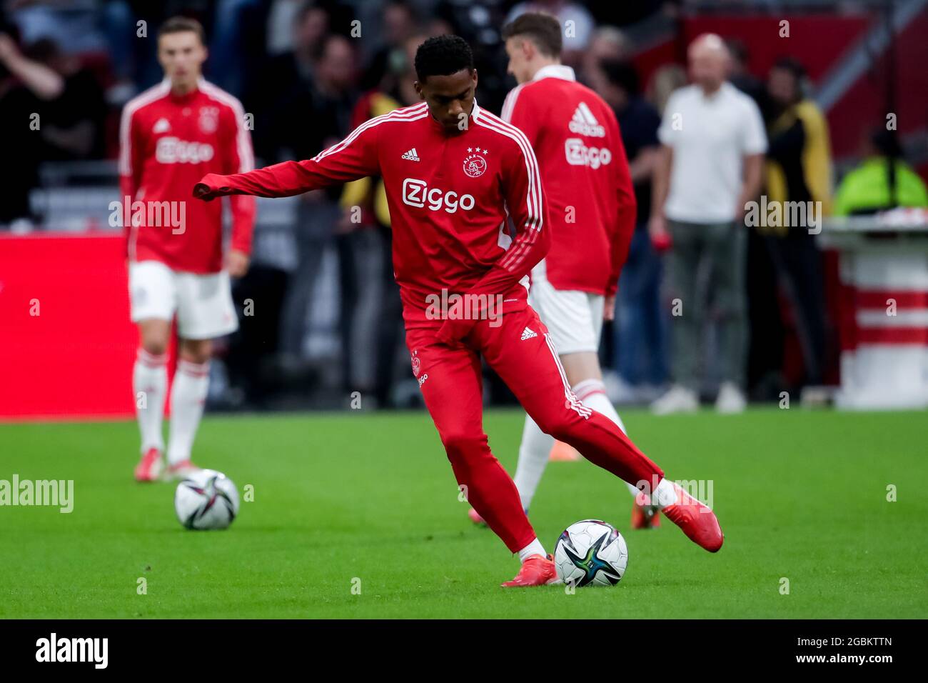 AMSTERDAM, NETHERLANDS - AUGUST 4: Jurrien Timber of Ajax during the ...