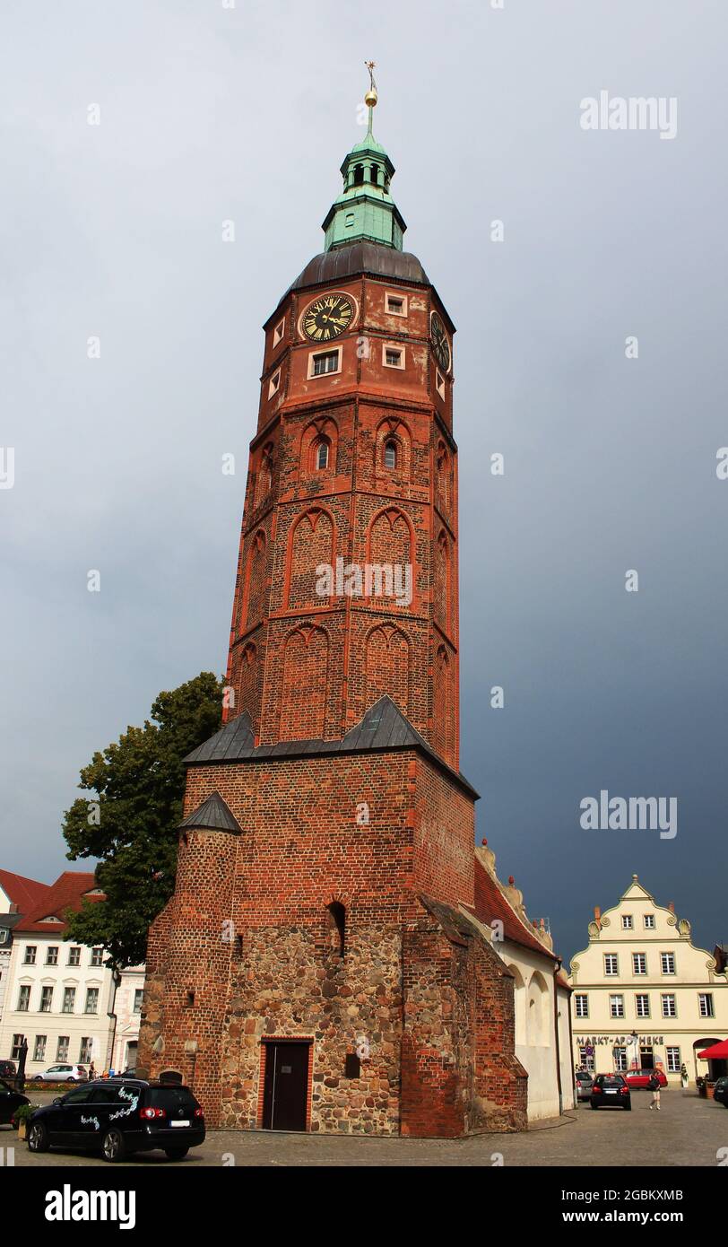 Georgenkapelle mit Hausmannsturm chapel in Luckau, Germany Stock Photo ...