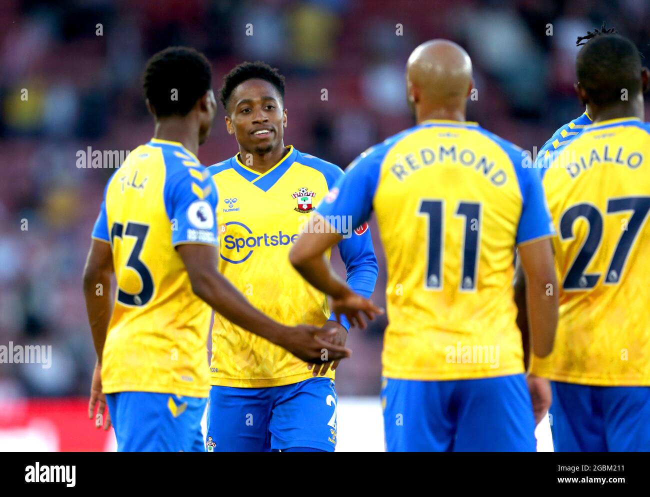 Southampton's Kyle Walker-Peters (second left) celebrates with this ...