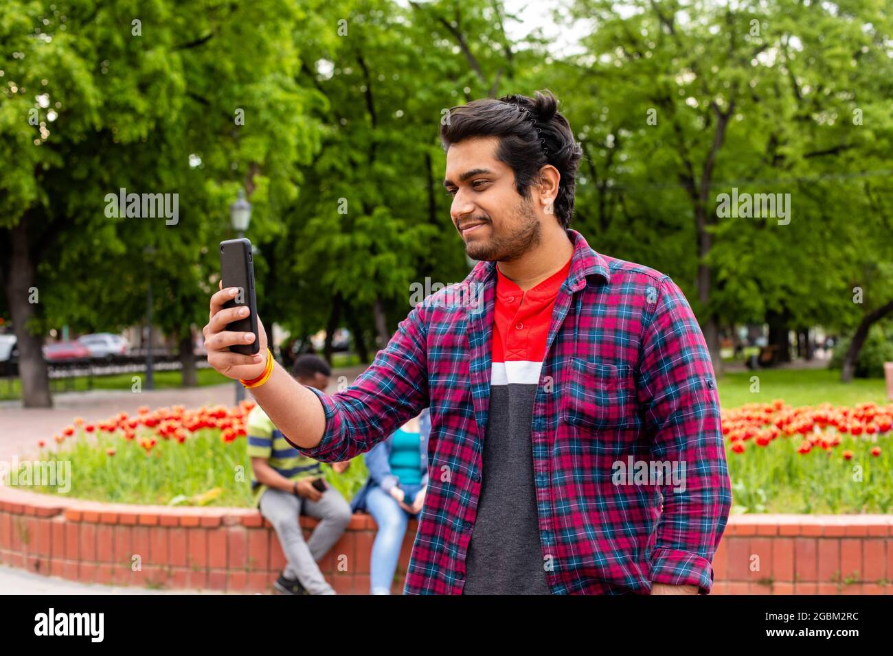 Student having online call with his family Stock Photo - Alamy