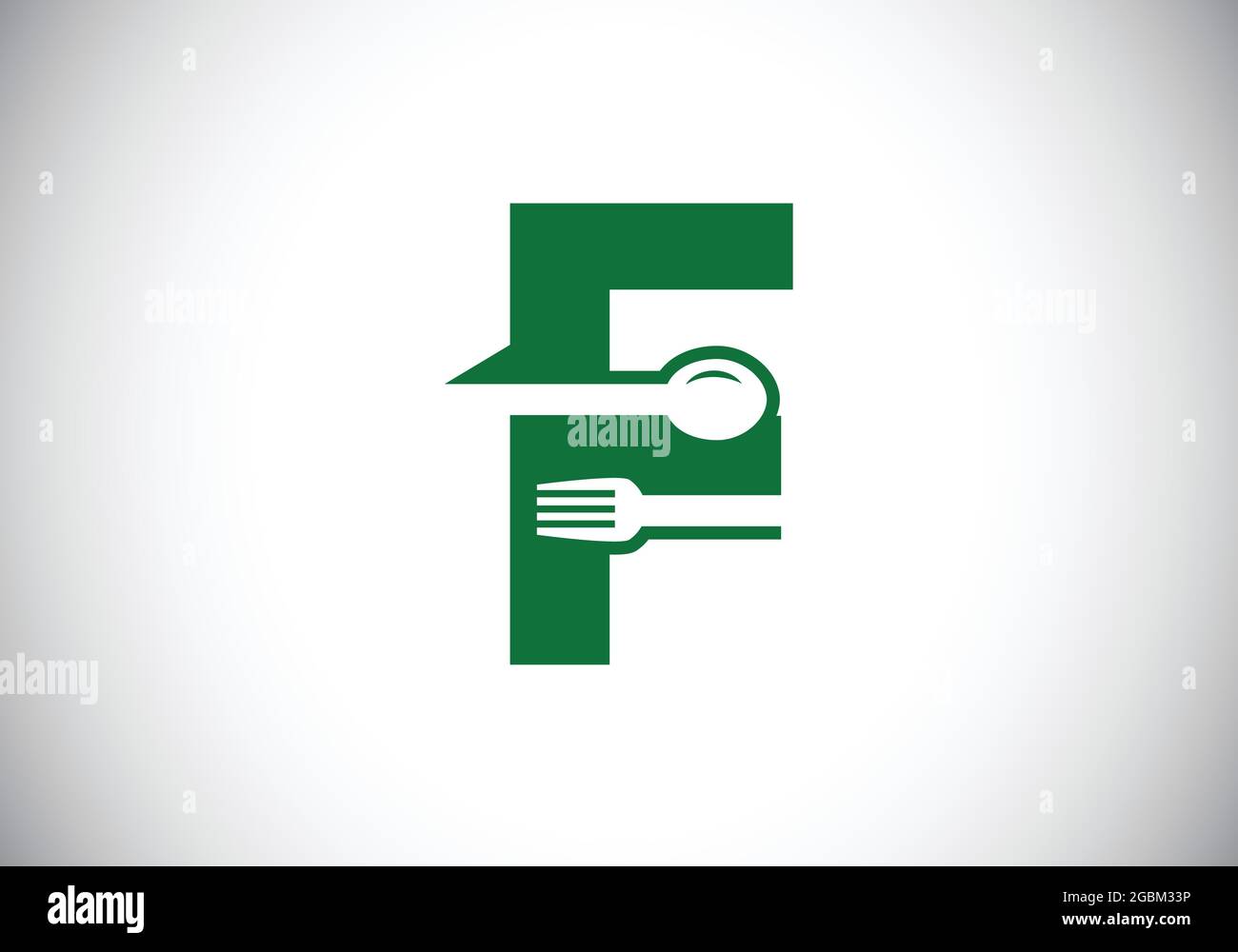 F fork logo Stock Vector Images - Alamy