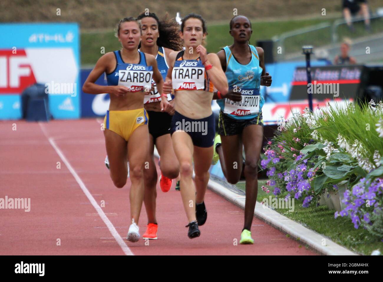 ZARBO Alessia , KIPSANG JEPTOOO Susan , HADJI Leila and TRAPP Manon ...