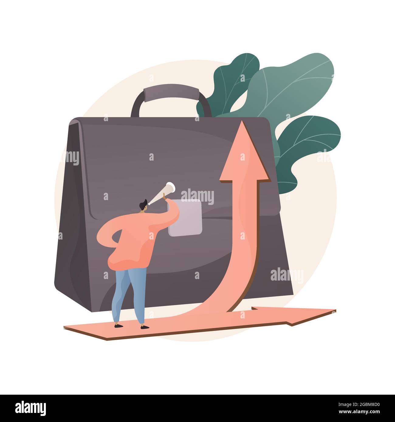 Career development abstract concept vector illustration Stock Vector ...