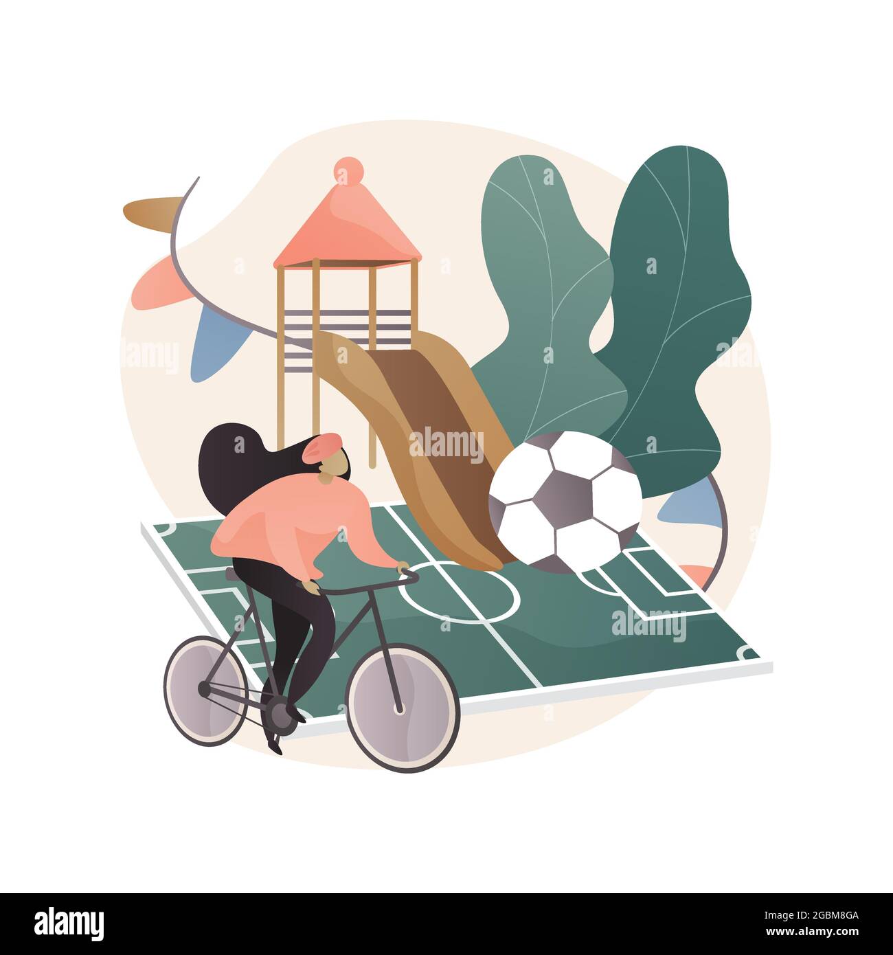 After school sport activity Stock Vector Images - Alamy