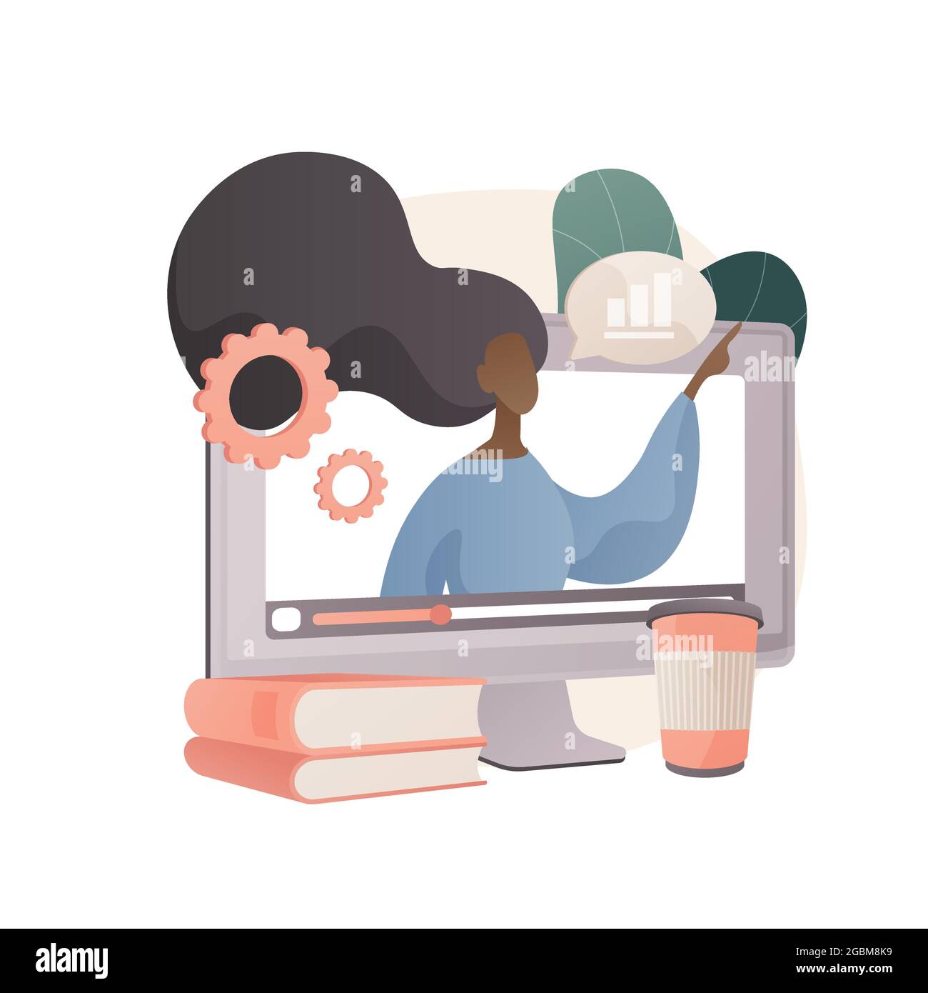 Online workshop abstract concept vector illustration Stock Vector Image ...