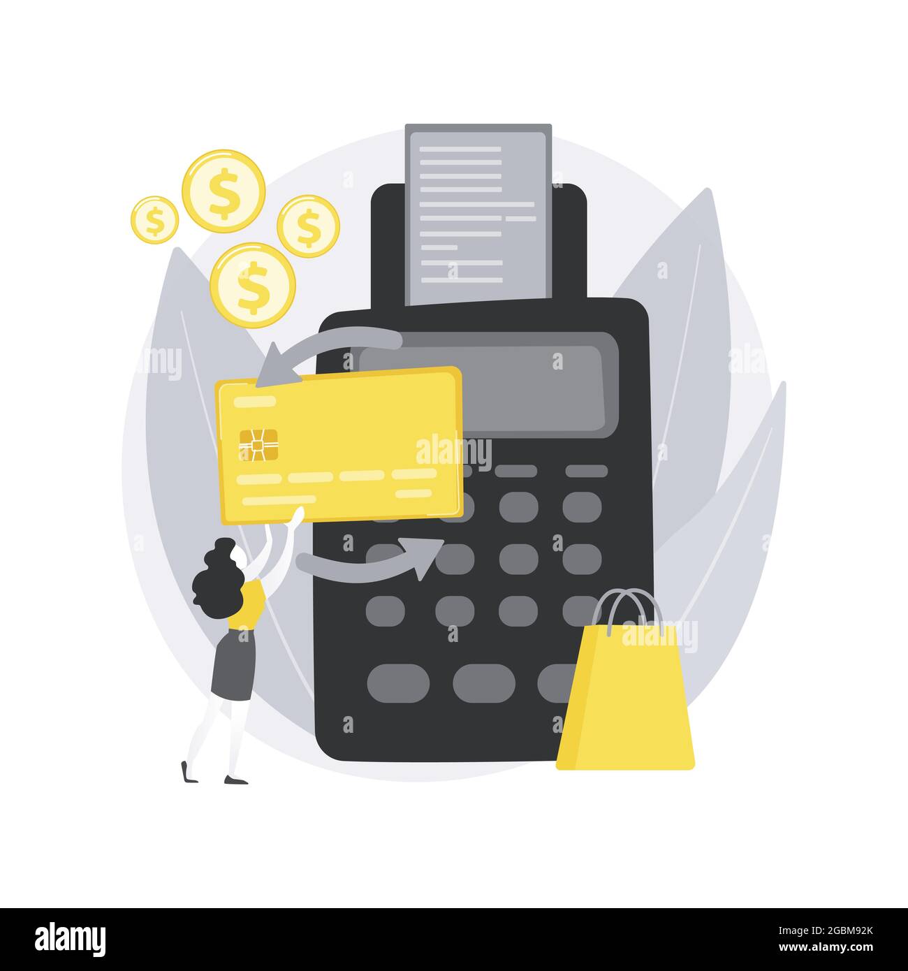 Payment processing abstract concept vector illustration Stock Vector ... Payment processing abstract concept vector illustration Stock Vector ...