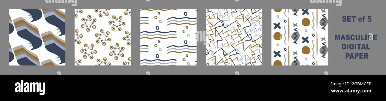 Gift wraps set Stock Vector Images - Alamy