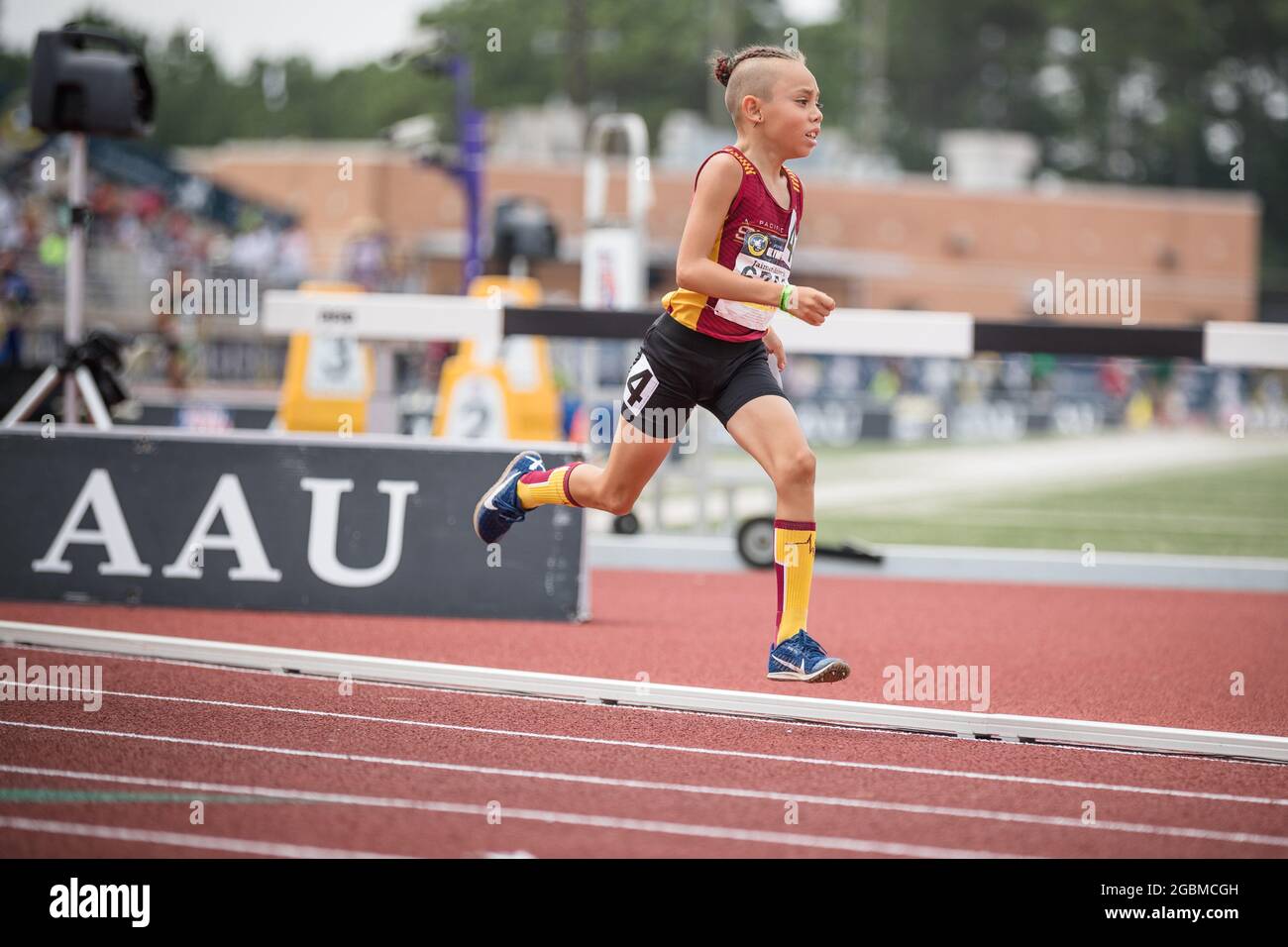 August 4, 2021: Victor Jaimez-Solorio competes in the Boys 800 Meter ...