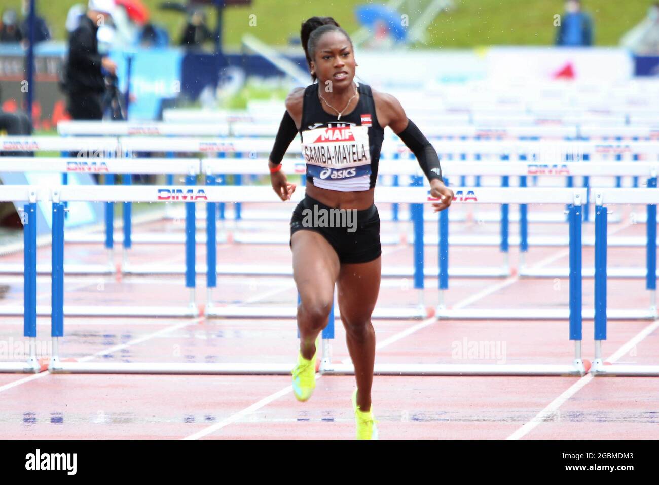 SAMBA-MAYELA Cyrena Séries100 m Haies Womens during the 2021 Athletics ...