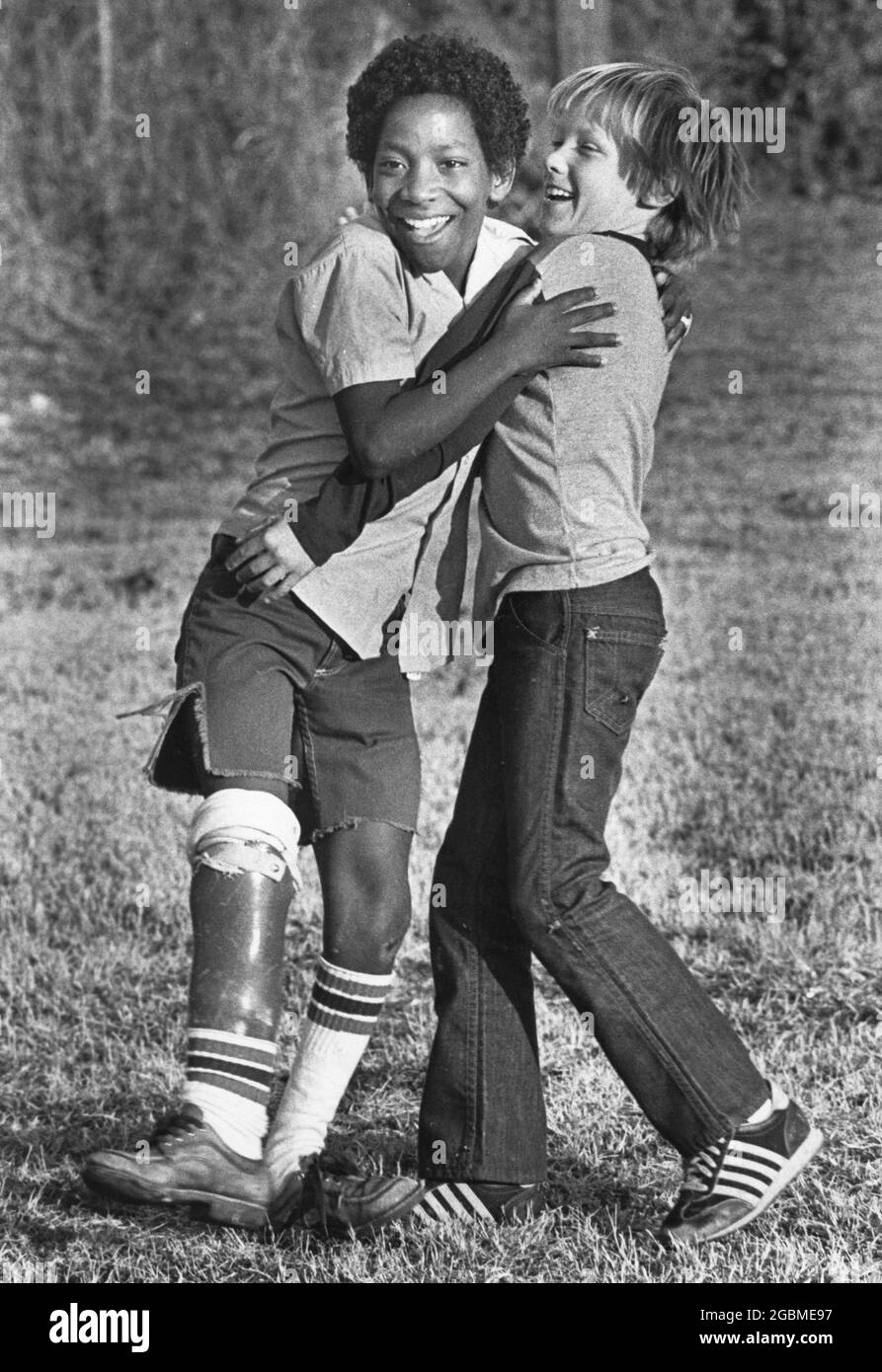 Austin, Texas USA, circa 1984: 4th grade boy Patrick Skeaton, who has ...