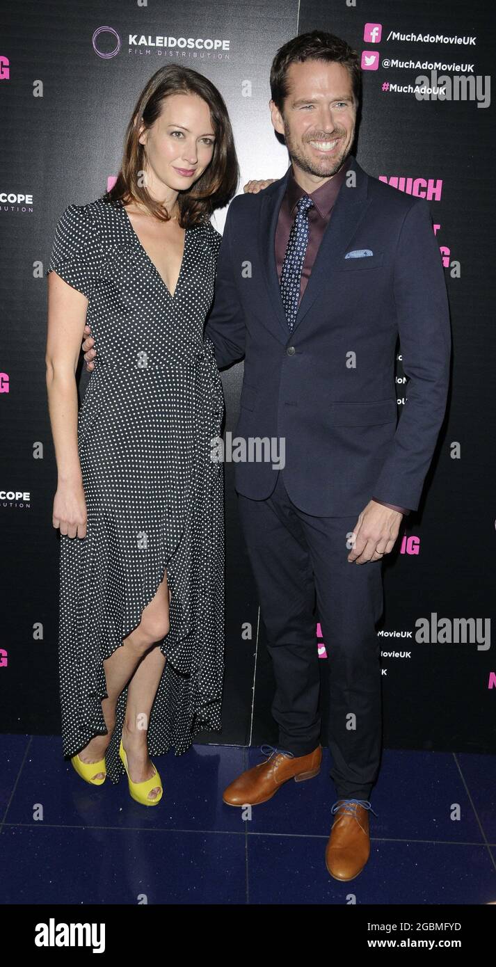 London.UK. Amy Acker & Alexis Denisof at the Much Ado About Nothing ...