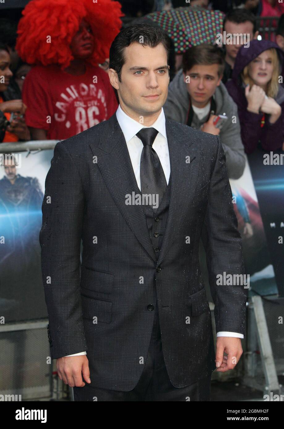 London, UK. Henry Cavill at UK Premiere of 'Man Of Steel' at the Empire, Leicester Square ...