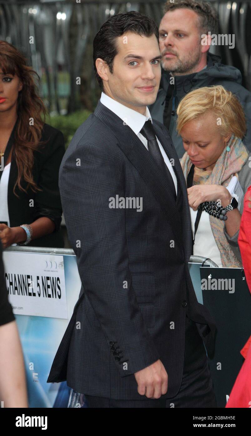 London, UK. Henry Cavill at UK Premiere of 'Man Of Steel' at the Empire, Leicester Square ...