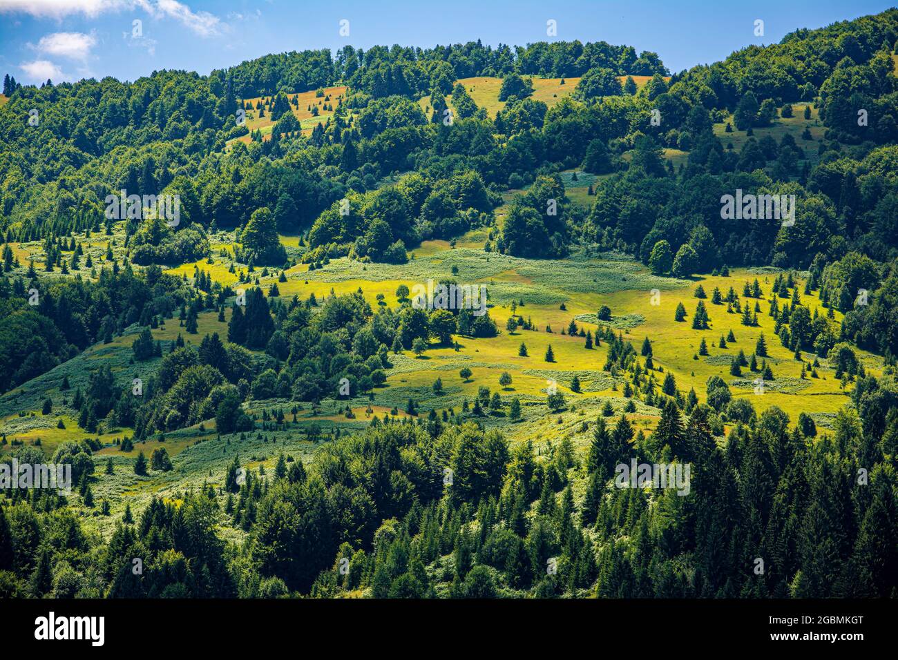 Stunning scenery of the landscape on Wolf mountain Stock Photo - Alamy