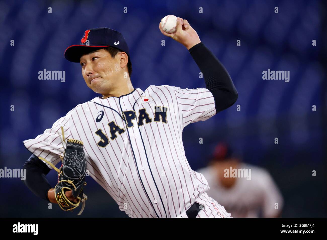 Kanagawa, Japan. 4th Aug, 2021. Suguru Iwazaki (JPN) Baseball ...