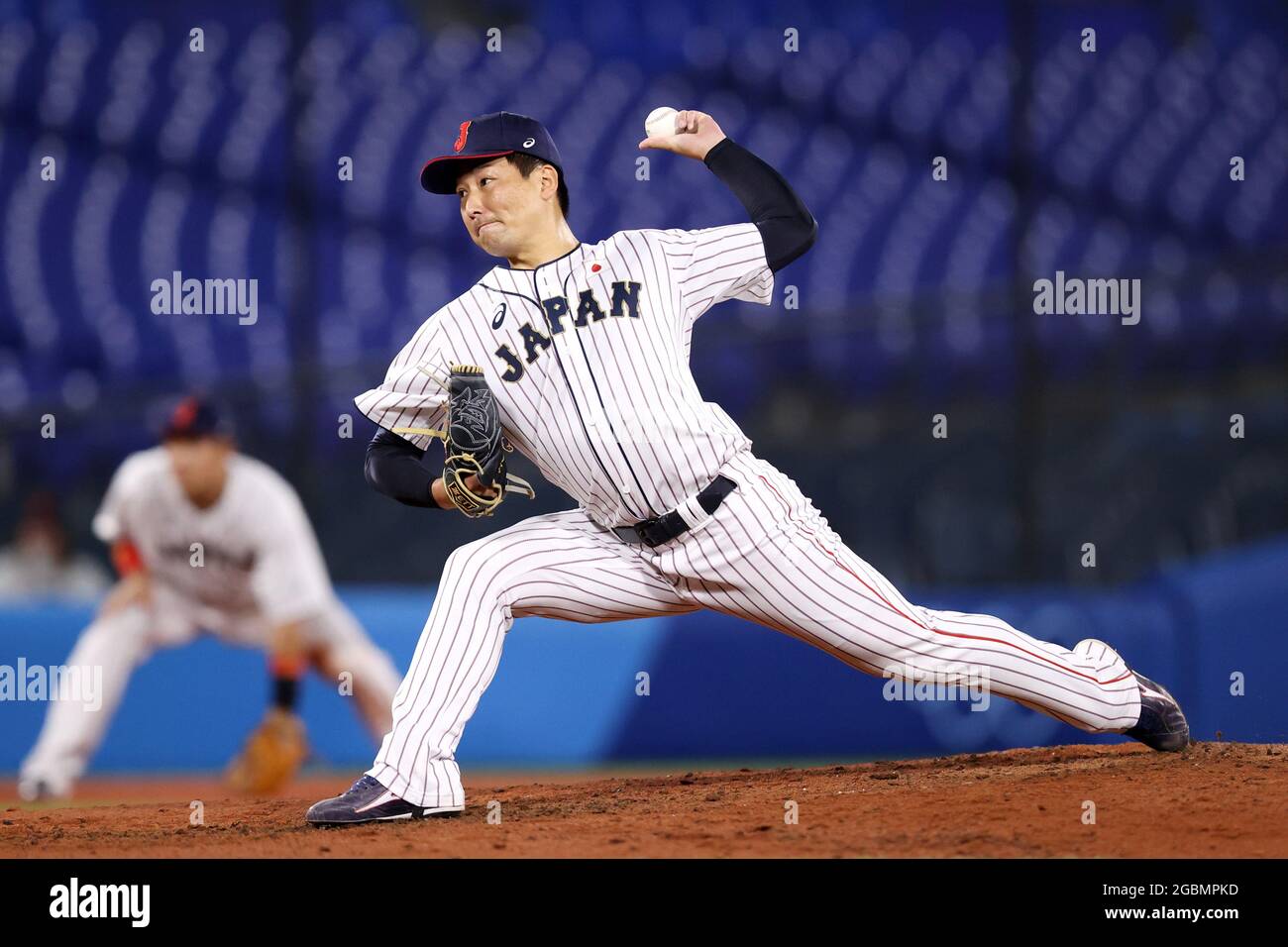 Kanagawa, Japan. 4th Aug, 2021. Suguru Iwazaki (JPN) Baseball ...